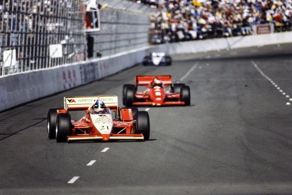 JOHNNY RUTHERFORD ALEX Morales Racing March 86C Ford approac Indy 1986 ...