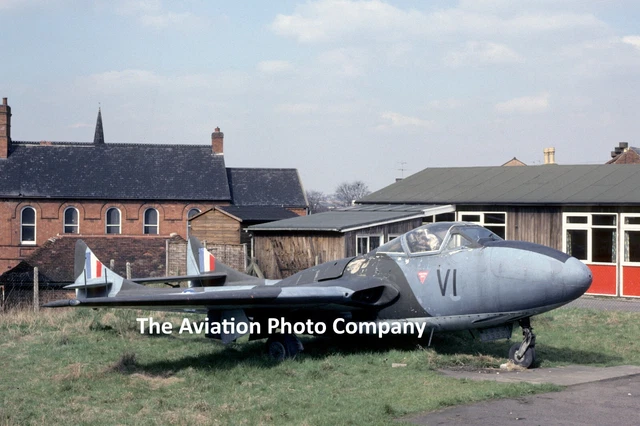 RAF DE HAVILLAND Vampire T.11 8023M at Stapleford (1980) Photograph £1. ...