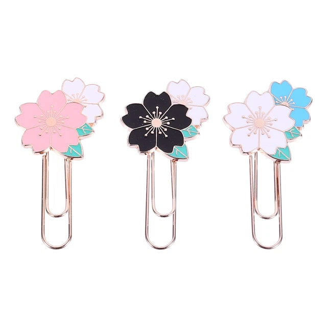 3 PCS DECORATIVE Paper Clip Reading List Bookmark Cute Bookmarks Fancy ...