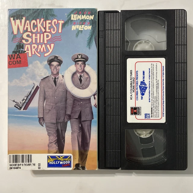 THE WACKIEST SHIP in the Army (VHS) Ricky Nelson, Jack Lemmon ~ BUY 2 ...
