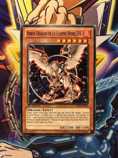 YU-GI-OH! HORUS DRAGON de la Flamme Noire LV6 YSKR-FR020 1st EUR 4,00 - PicClick IT