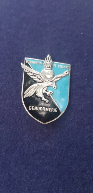 INSIGNE DE POITRINE commando de chasse GENDARMERIE, émail grand feu - Algérie EUR 99,00 ...