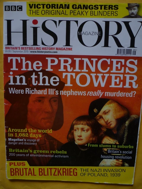 BBC HISTORY MAGAZINE: The Princes in the Tower (really murdered?) £0.99 ...