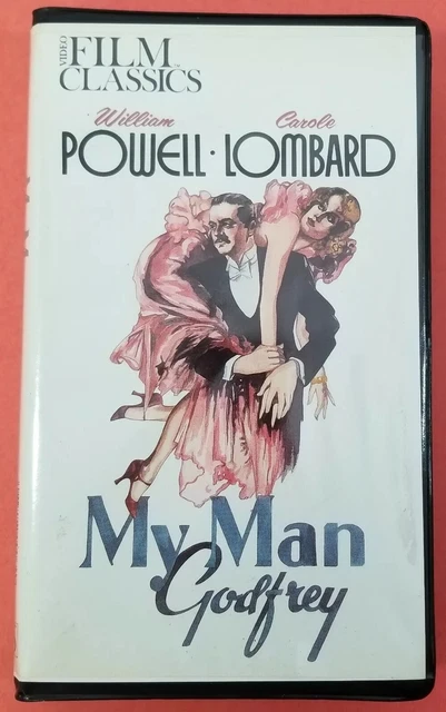 MY MAN GODFREY (Clam Shell Case VHS, Video Film Classics) William ...