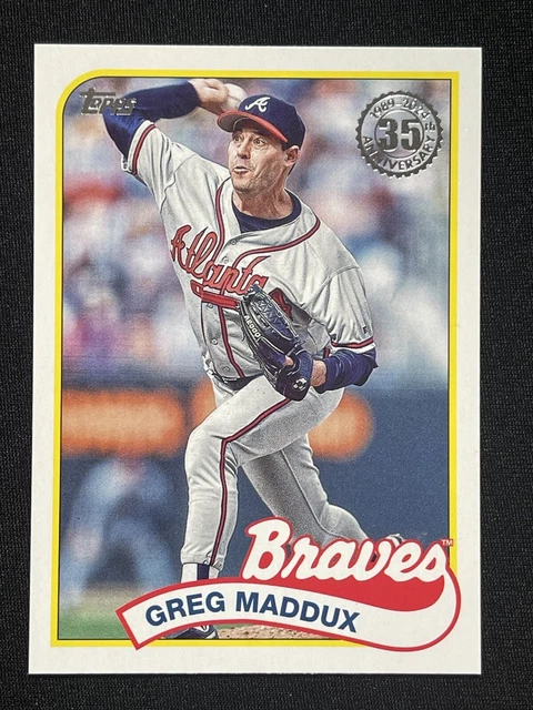 GREG MADDUX, 2024 Topps Series 1, 89B-86, insert 35e anniversaire EUR 0 ...