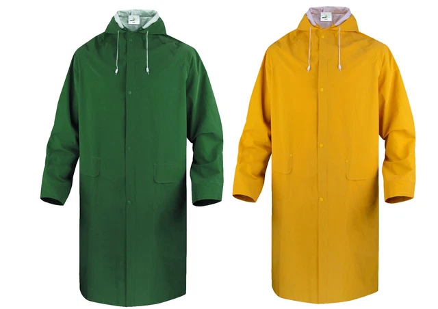 DELTA PLUS PANOPLY MA305 Outdoor Waterproof PVC Long Jacket Rain Mac ...