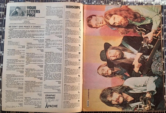 JACKIE MAGAZINE 15/7/72 Marc Bolan by George Underwood, David Cassidy ...