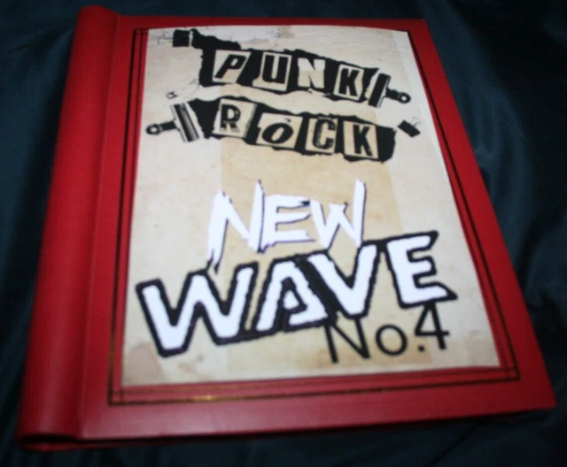 PUNK ROCK NEW Wave Vintage Massive Collection Custom Scrap Press Book ...