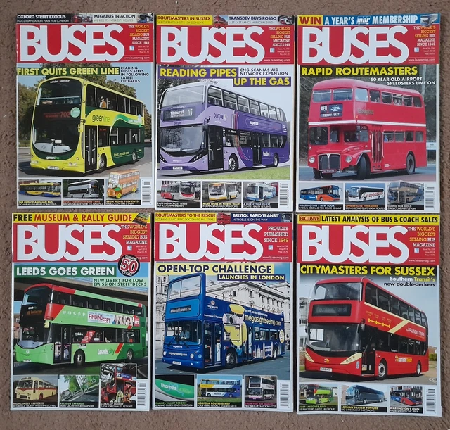 BUSES MAGAZINE 2018 January to December (12 Issues) from Key Publishing ...
