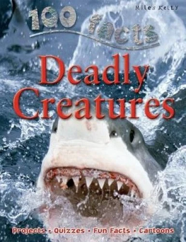 100 FACTS DEADLY Creatures: Projects, Quizzes, Fun Facts, Cartoons NEUF ...