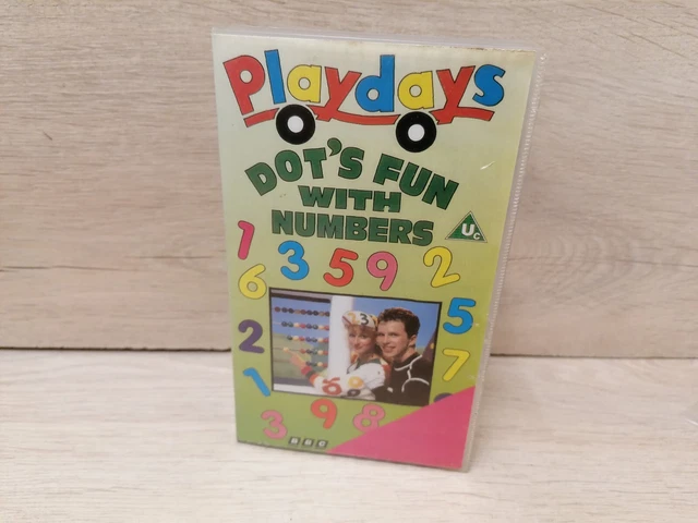 PLAYDAYS DOT'S FUN with numbers VHS VIDEO £35.00 - PicClick UK