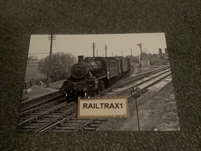 RAILWAY STEAM PHOTOGRAPH - 46499 Nr. THE STATION AT TRENT JUNCTION ...