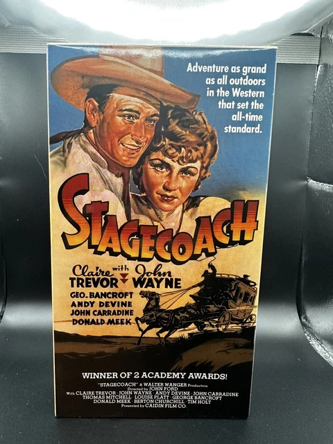 STAGECOACH STARRING JOHN Wayne VHS - Like New Condition $5.00 - PicClick CA