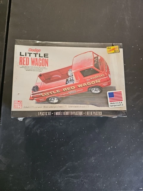 DODGE LITTLE RED wagon Lindberg Line Model Car Kit NEW SEALED BOX $16. ...