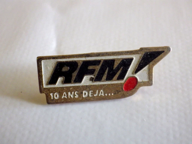 PIN'S VINTAGE RADION RFM 10 ans année 90s lot I 034 EUR 2,90 - PicClick FR