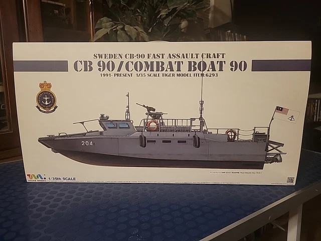 TIGER MODELS 1/35TH Sweden CB-90 Fast Assault CB 90/ Combat Boat 90 ...