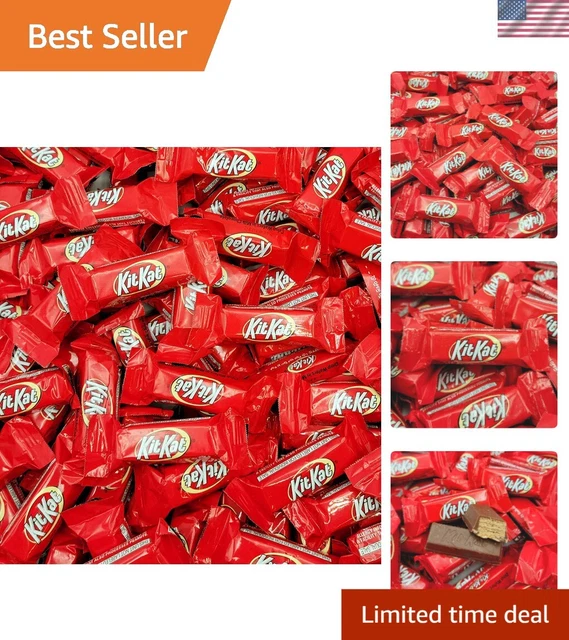 KIT KAT MINIATURES Milk Chocolate Bars - 4 Pound Bulk Pack ...