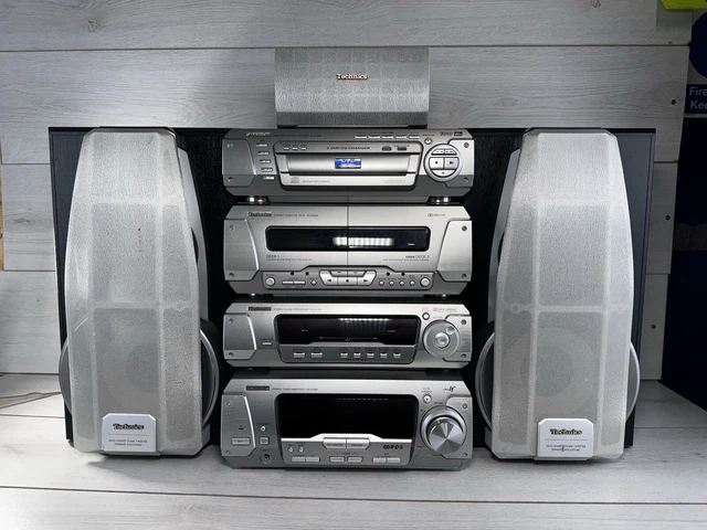 TECHNICS SA-DV290 STEREO Stack System HiFi Separates Centre Speakers,No ...