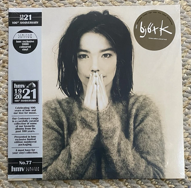 BJORK DEBUT HMV Anniversary Limited Edition Rare Vinyl Album Sealed ...