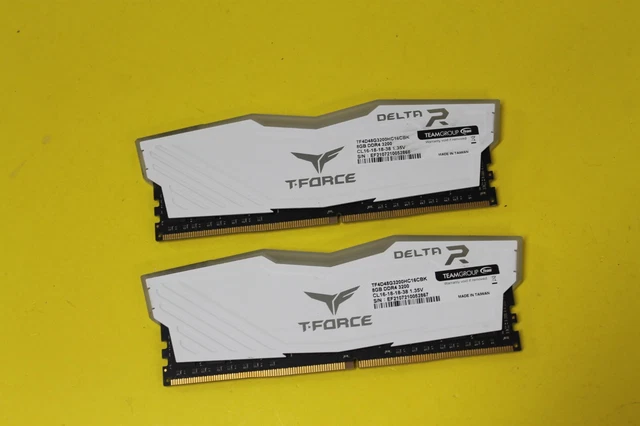 TEAMGROUP T-FORCE DELTA R 16GB (8GB x 2) DDR4-3200 PC4-25600 Memory RAM ...