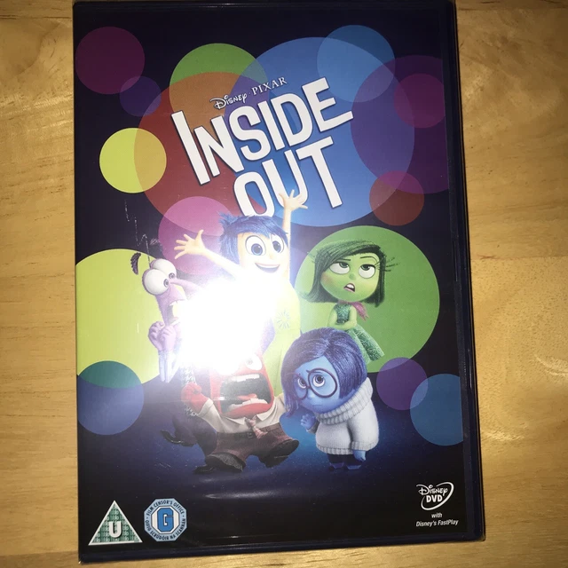 INSIDE OUT DVD - Disney Pixar No. 15 - Best Animated Film Oscar -NEW ...