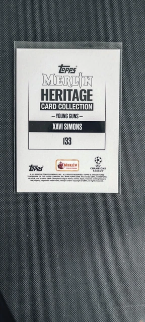 2023/24 TOPPS MERLIN Heritage UCC RB Lipsia Xavi Simons EUR 2,00 ...