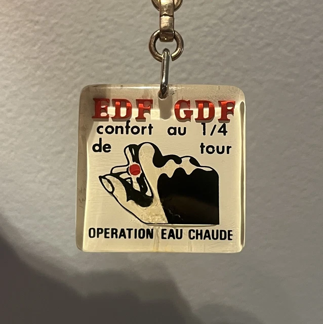 PORTE CLÉ BOURBON EDF GDF ! Key Ring 1960s EUR 7,99 - PicClick FR