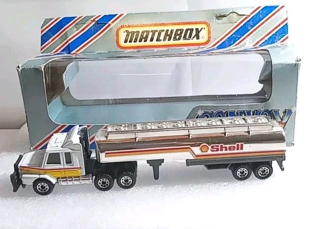 MATCHBOX CONVOY 1:90 Scale Scania Petrol Tanker - Shell - Cy 17 - Boxed ...