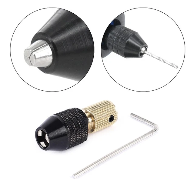 UNIVERSAL MINI CHUCK Fixturing Clamp Drill Chuck Adapter for Rotary ...