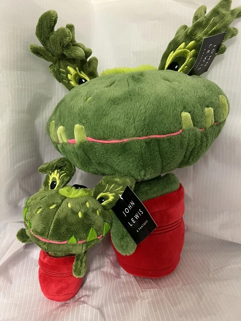 SET OF JOHN Lewis Snapper Christmas Plush Toy 30cm + 13cm Mini Bauble £ ...