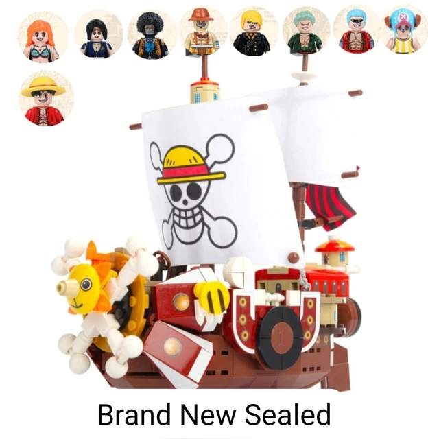 CUSTOM - ONE Piece - Thousand Sunny Boat 432pcs With 9 Mini Figures ...