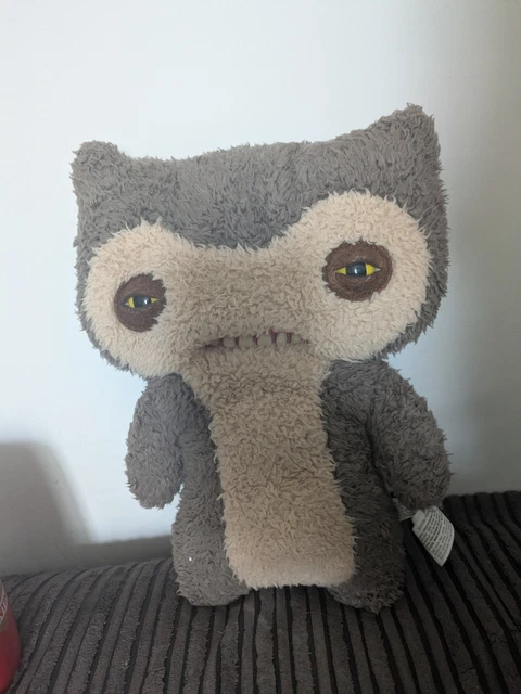 FUGGLER LIL DEMON 12" Soft Toy Plush Large Brown Funny Ugly Monster ...