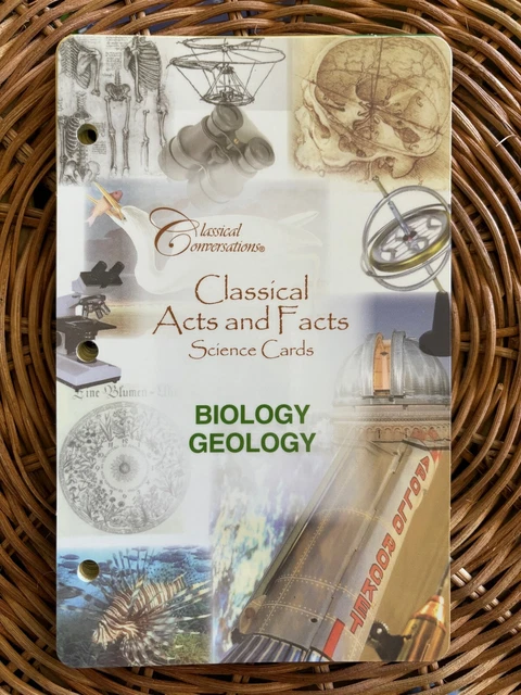 CLASSICAL CONVERSATIONS ACTS & Facts Science Cards: Biology, Geology $9 ...