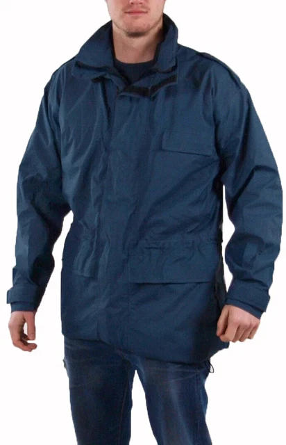 BRITISH AIR FORCE blue goretex Jacket parka RAF military army raincoat ...