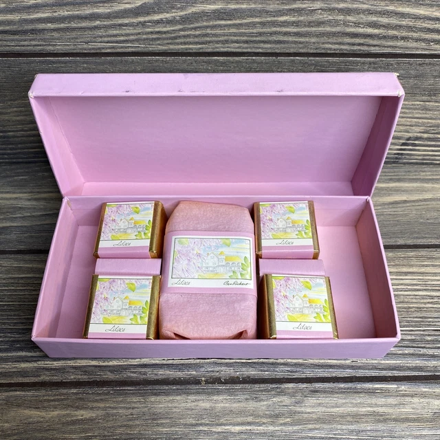 VINTAGE BEN RICKERT Bath Soap Bath Cubes Set English Formula Lilac ...