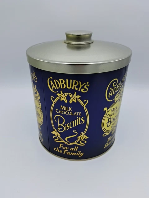 VINTAGE CADBURYS CHOCOLATE Biscuit Barrel Tin Collectable Heritage ...