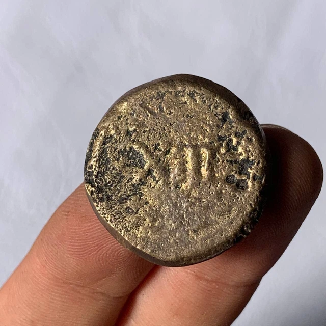 ANCIENT ROMAN SPINTRIA Brothel Entry Token Silver Coin Caligula 100 Ad ...
