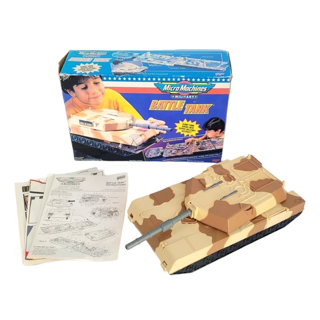 VINTAGE GALOOB MICRO Machines Battle Tank Playset £29.99 - PicClick UK