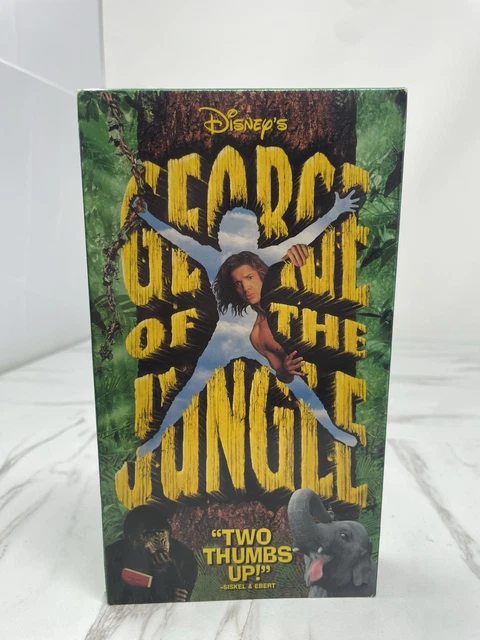 VHS GEORGE OF the Jungle Brendan Fraser Disney £8.04 - PicClick UK