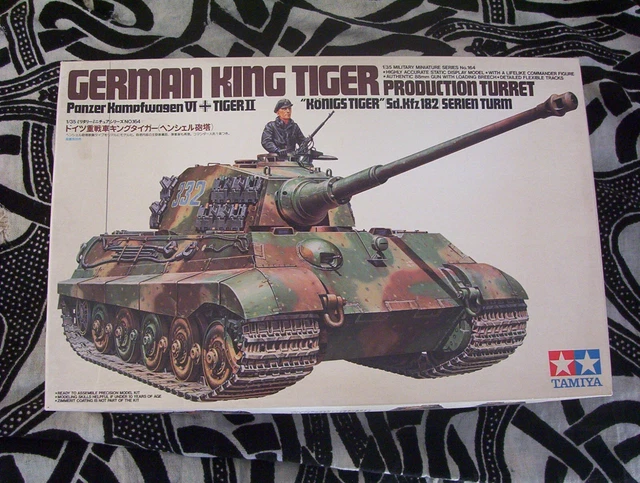 TAMIYA 1/35 SCALE German King Tiger Tank model kit. [untouched] £21.99 ...