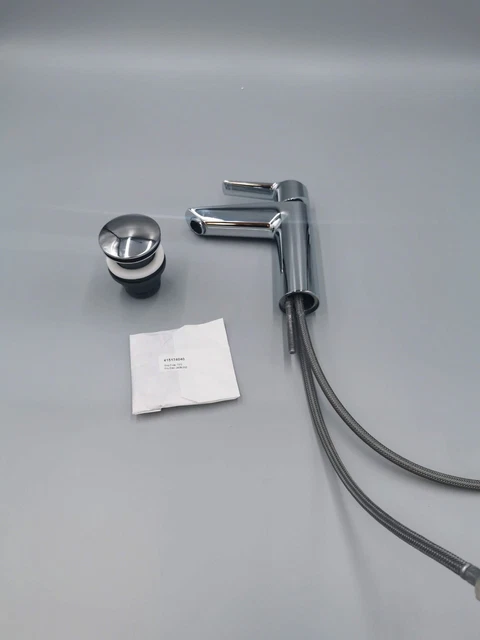 GROHE QUICKFIX START - Wash Basin Mixer Tap with Click-Clack Push Waste ...