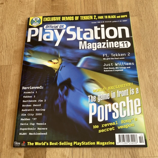 RARE PLAYSTATION PS1 1996 Official Magazine Issue 11 NO DISC £42.28 ...