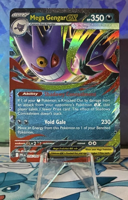 2025 POKÉMON TCG Mega Gengar EX 056/094 Ultra Rare NM Fresh Pull Fast ...