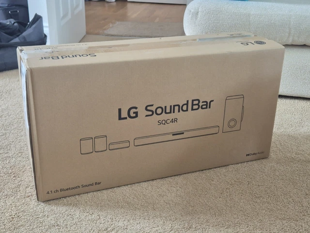 LG SQC4R BLUETOOTH Soundbar 220W 4.1 Channel Unopened w/Subwoofer ...