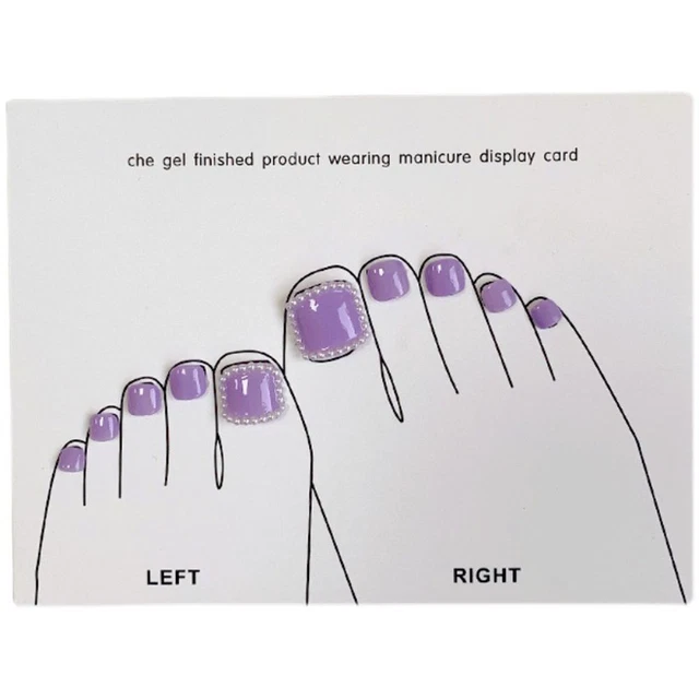 GEL HAND POLISH Foot Color Card Display Card Color Showing Nail ...