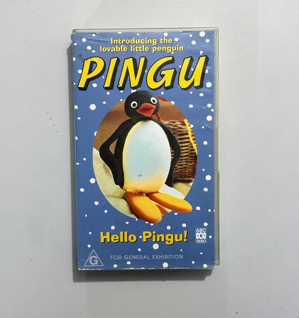 VHS HELLO PINGU! 2000 Rare ABC Kids Video Tape Nostalgic TV Show $19.95 ...