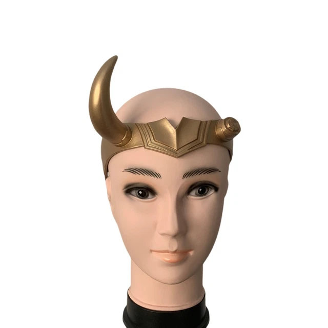 HELMET MARVEL GOD Of Evil Loki Headgear Hat Cosplay Prop Costume Pvc ...