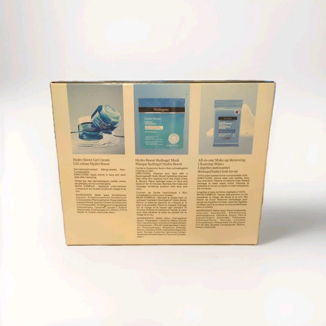 NEUTROGENA REFRESH & Hydrate Skin Care Gift Set Makeup Remover Wipes ...