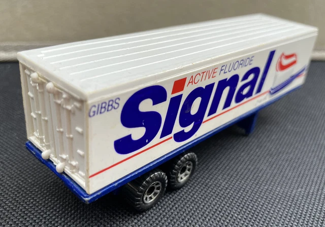 RARE VINTAGE MATCHBOX Articulated Lorry Trailer Gibbs Signal ToothPaste ...