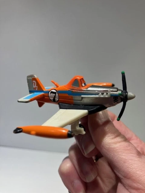 DISNEY PLANES DUSTY Crophopper Supercharged Racer Figure Plane Mattel £ ...
